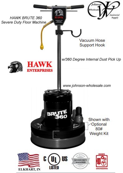Hawk Brute 360 Floor Machine Buffer