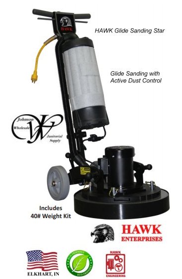 Hawk Glide Sanding Star w/Dust Control