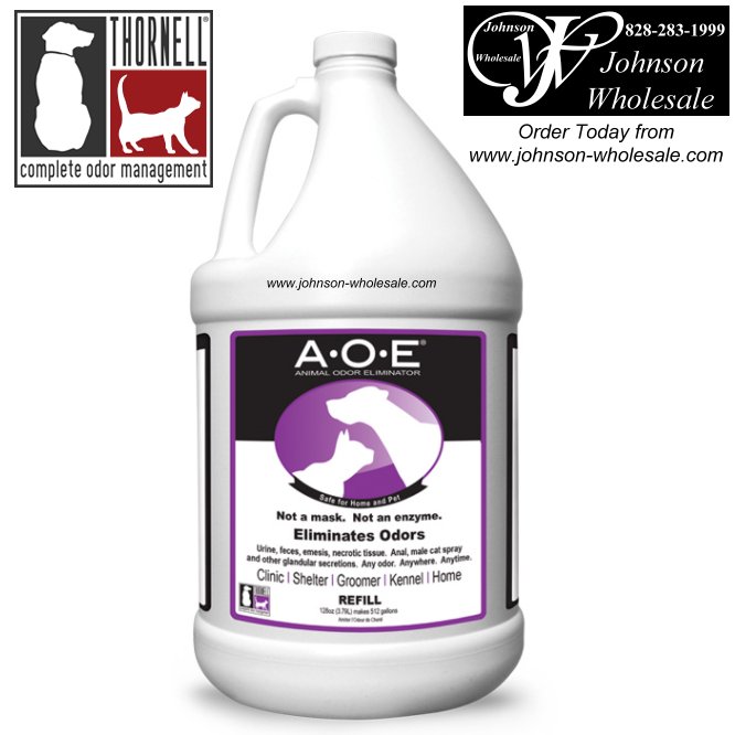 Thornell A.O.E. Animal Odor Eliminator 4/1 gal case